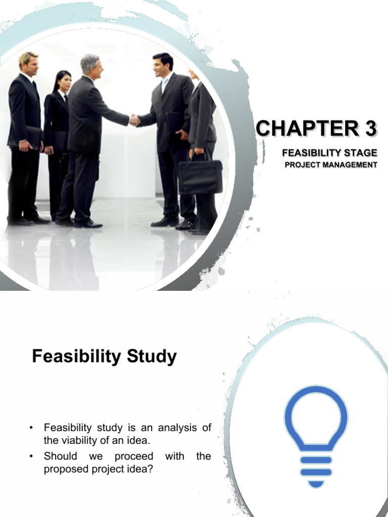 Chapter 3 Feasibility Stage | PDF | Feasibility Study | Environmental Impact Assessment