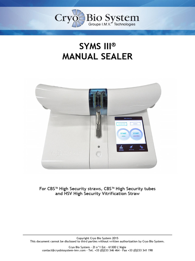 SYMS III User Manual - English | PDF | Power Supply
