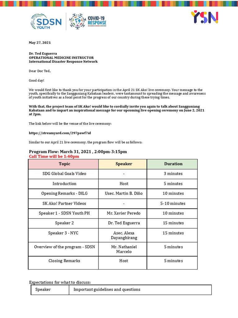 Ted Invitation | PDF