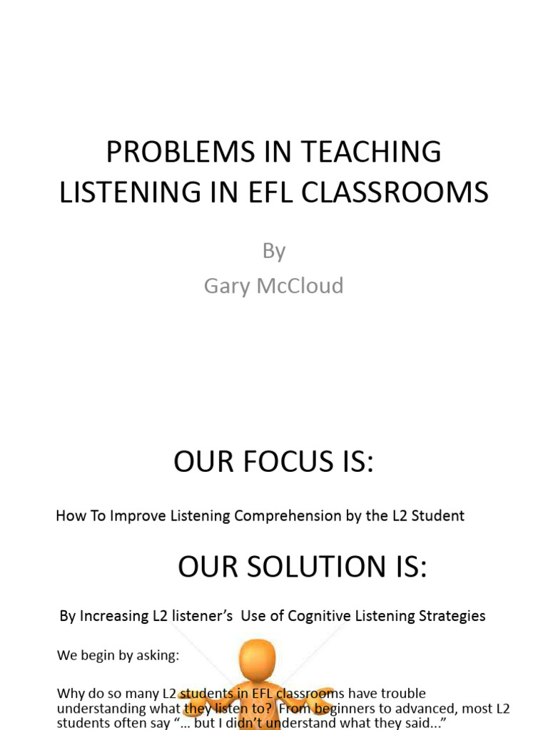 Problems in Teaching Listening | PDF