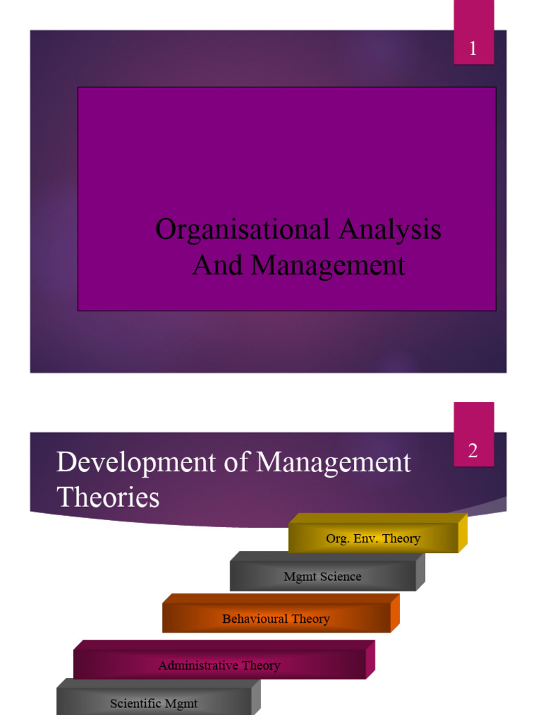 Organisational Analysis and Management | PDF | Organizational Structure ...