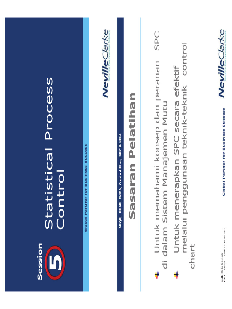 SPC - Training Module - Print Master | PDF