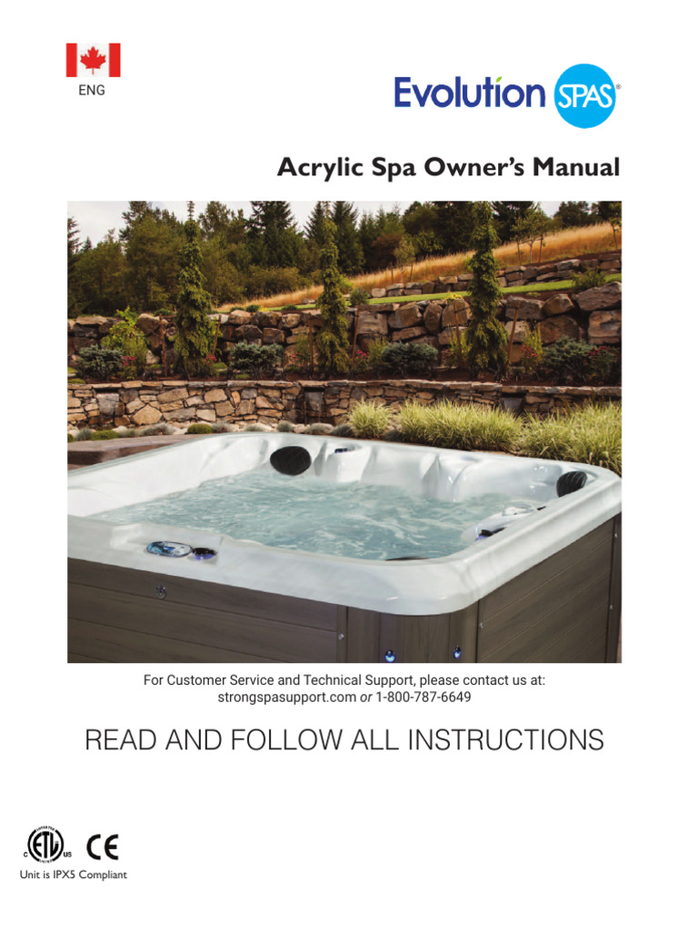 Evolution Spas - Owners Manual | Download Free PDF | Electrical Wiring ...