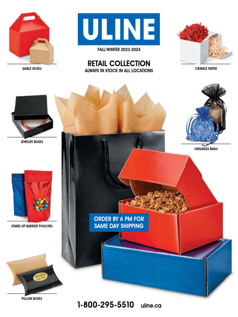 Uline Fall Winter CA 2023 | PDF | Paper | Pound (Mass)