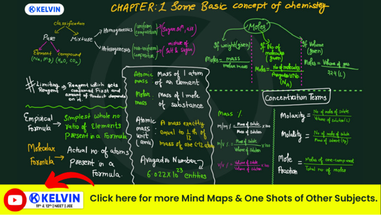 some basic concepts mind map class 11 | PDF