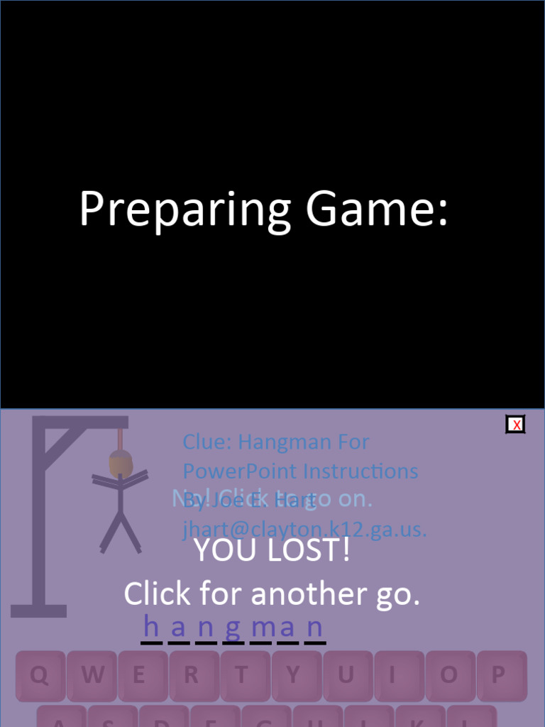 Hangman Game Setup Guide | PDF | Software | Computing