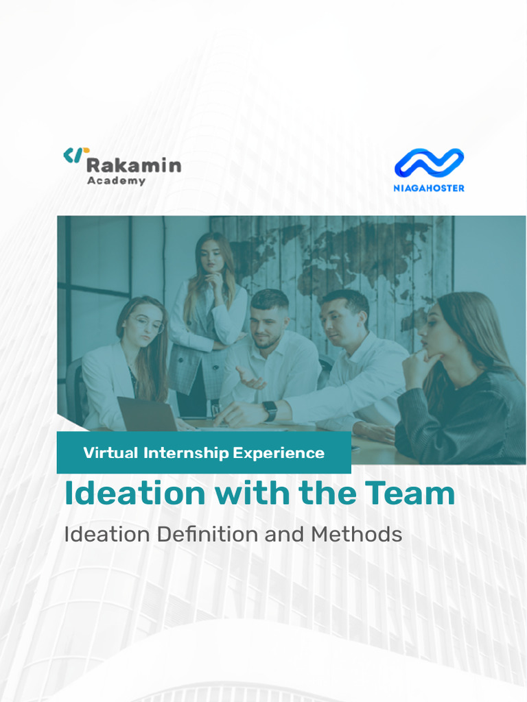 Reading 11 Ideation With The Team Pdf Brainstorming Design Thinking