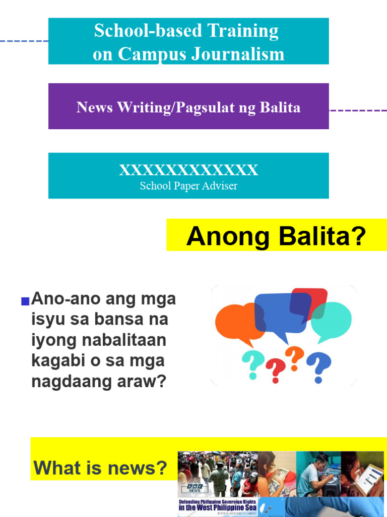 Campus Journalism: News Writing Guide | PDF