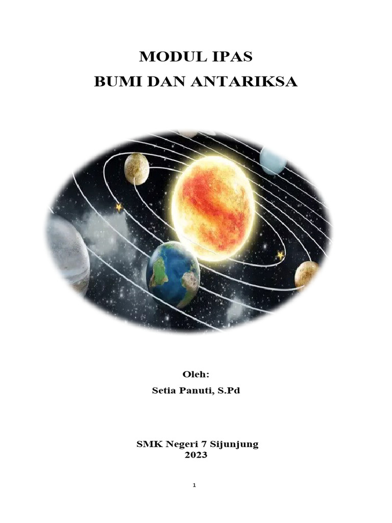 Modul Ajar Ipas Bumi Dan Antariksa 1 | PDF