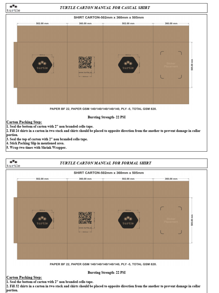 Carton Manual For All Categories | PDF | Home & Garden