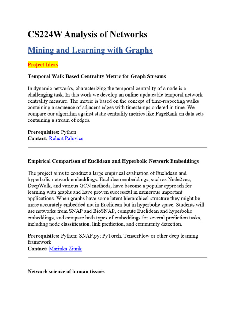 Project Ideas | PDF | Applied Mathematics | Systems Science