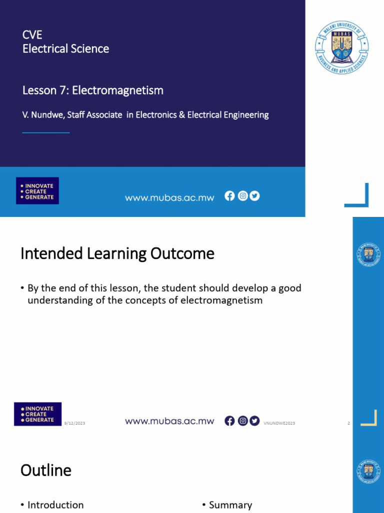 Electrical Science-Lesson7 - Capacitance - Dielectrics | PDF | Capacitor | Capacitance