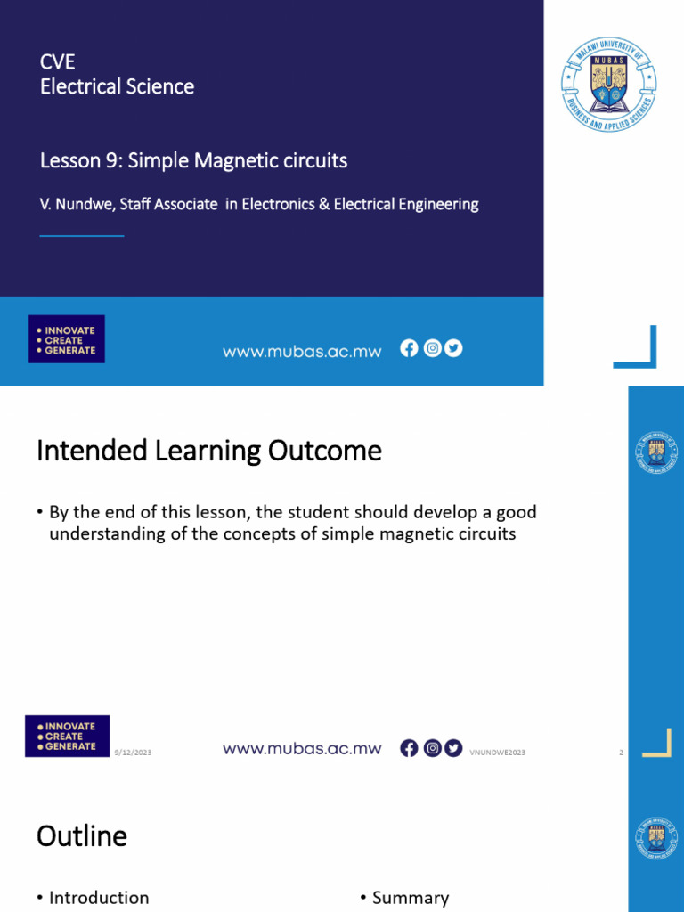 Understanding Simple Magnetic Circuits | PDF | Magnetic Field | Magnetism