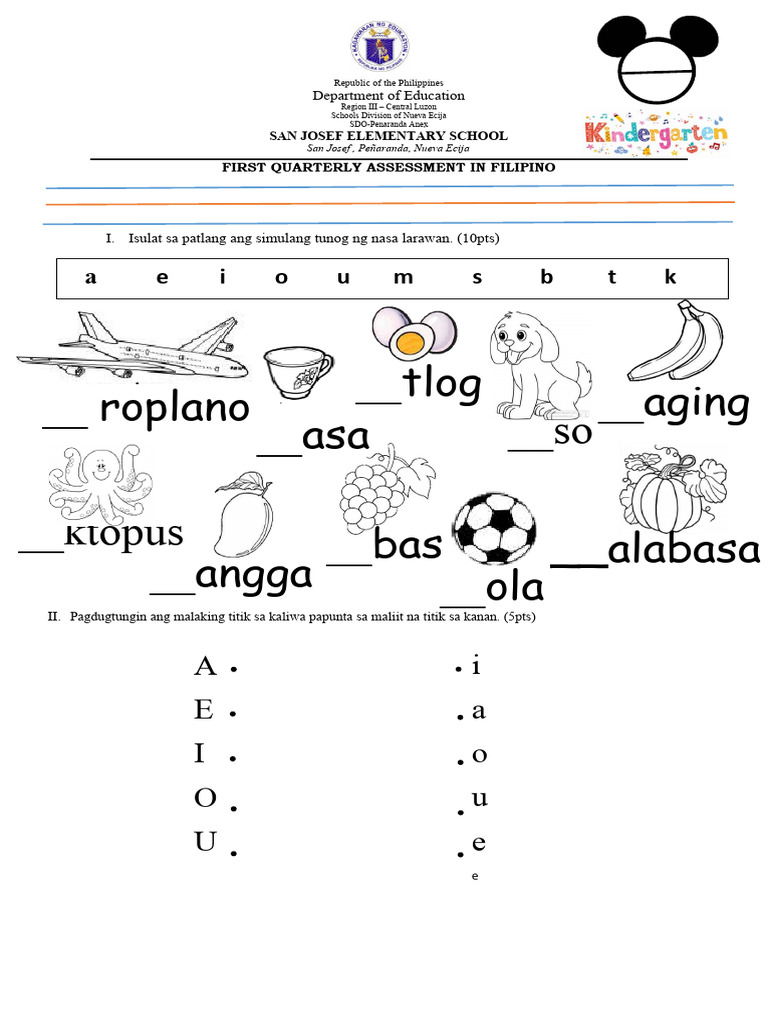 Filipino 1st Quarter | PDF