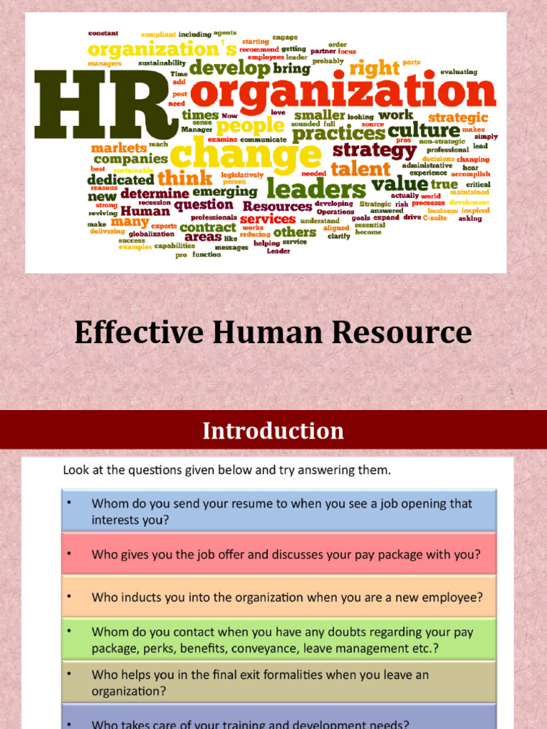 Human Resource | PDF