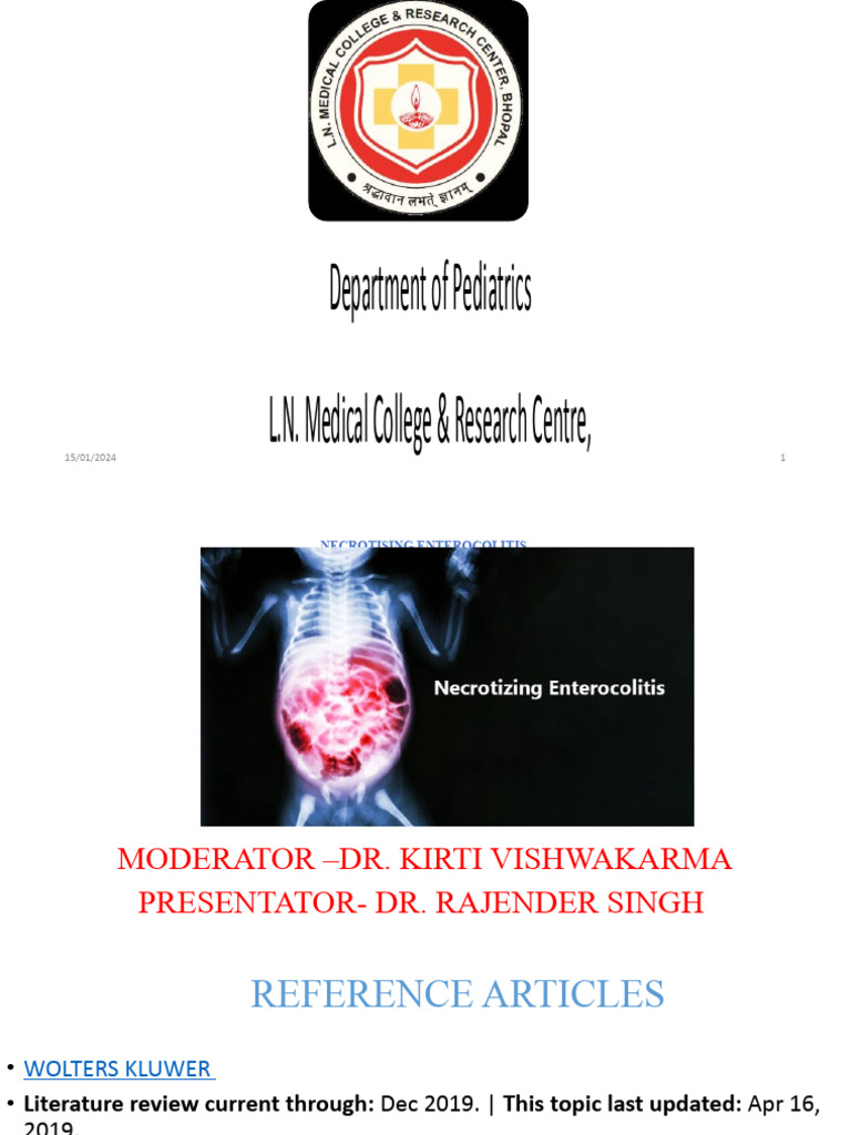 Staging and Management of NEC in Neonates | PDF | Preterm Birth ...