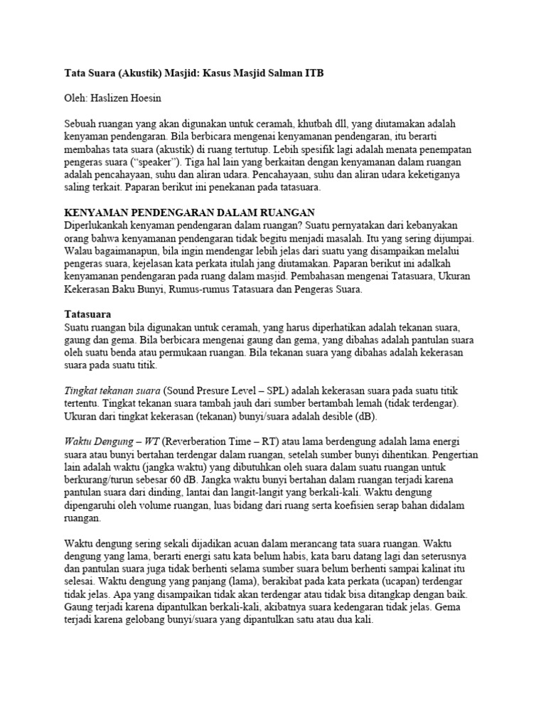 Tata Suara | PDF