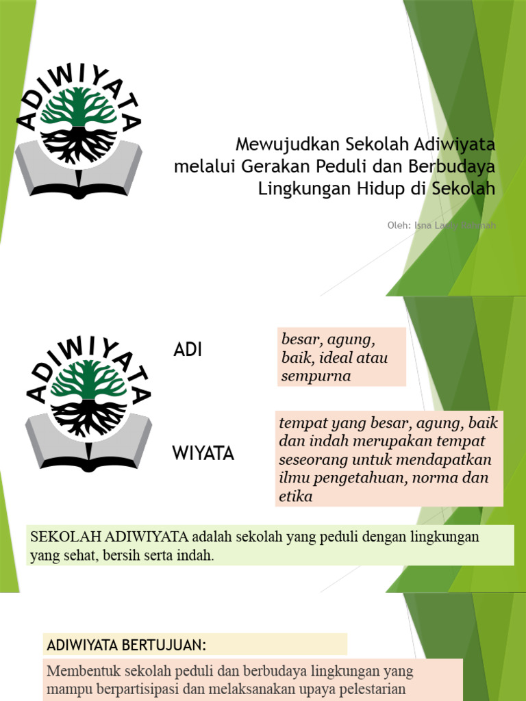 Pengenalan Adiwiyata | PDF | Kesehatan Holistik