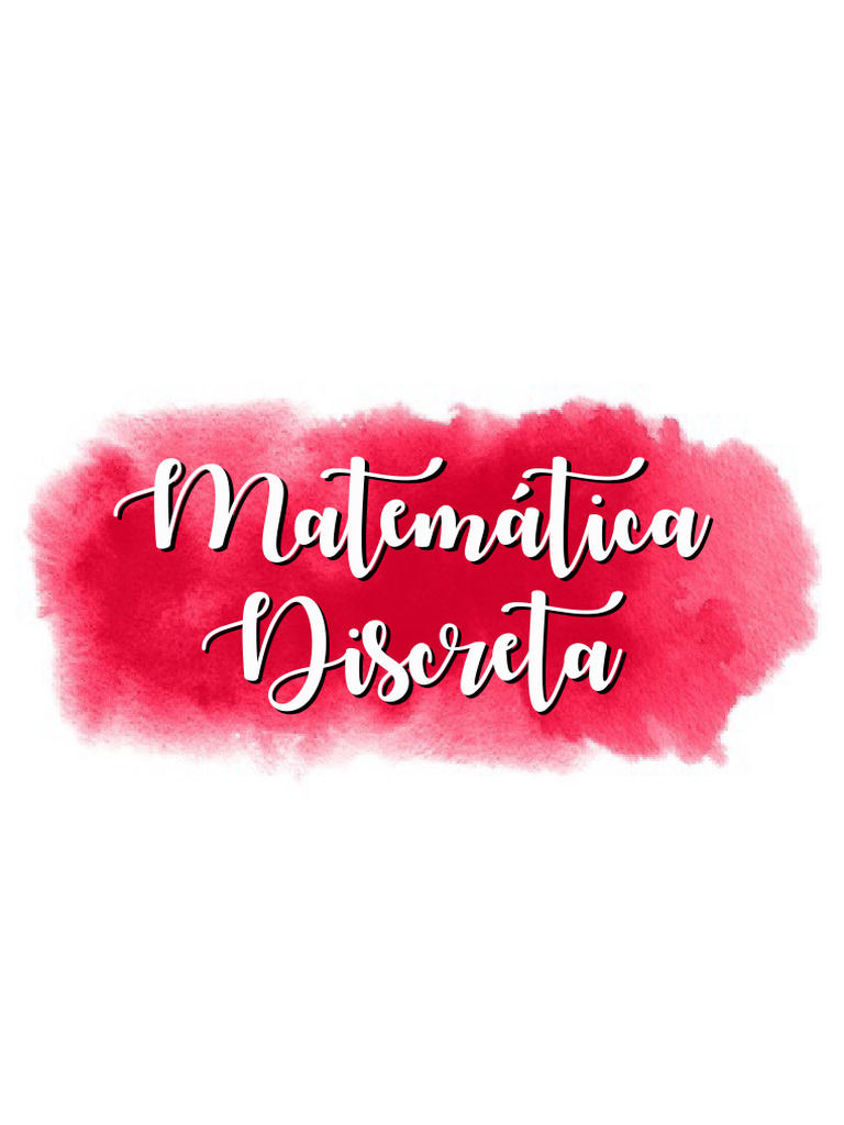 Matemática Discreta | PDF | Conjunto (Matemáticas) | Lógica matemática
