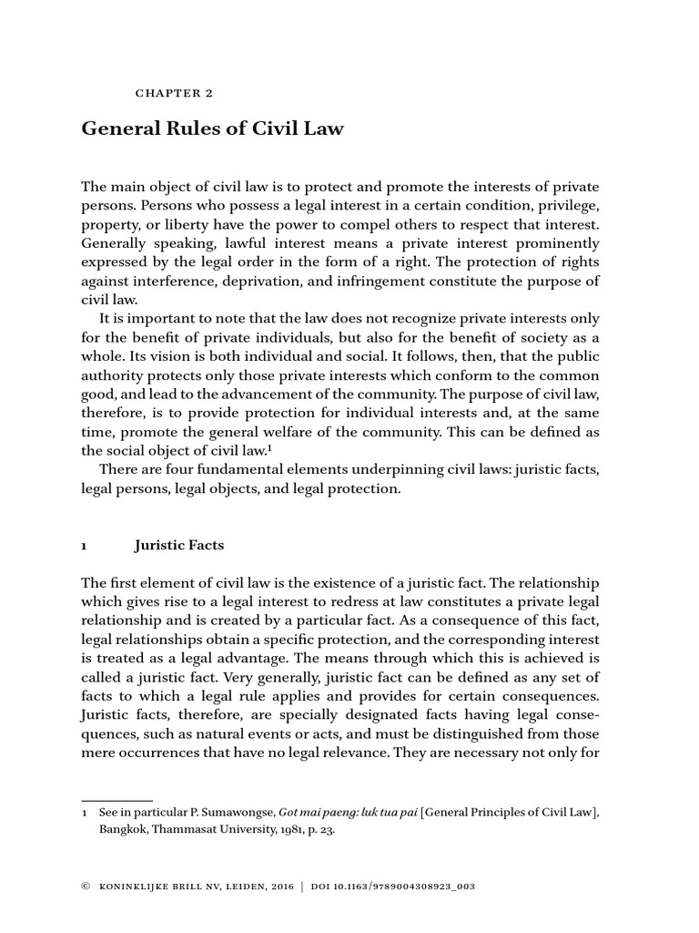 General Rules of Civil Law | PDF | Property | Justice