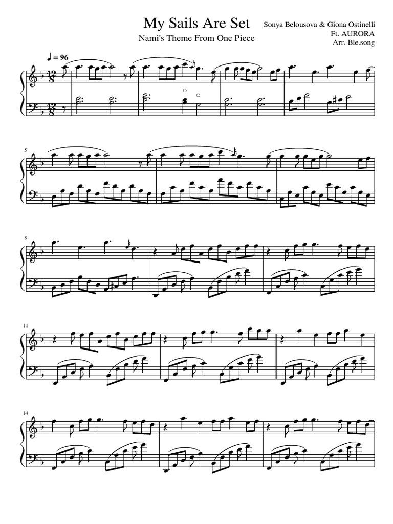 My Sails Are Set AURORA Sonya Belousova Giona Ostinelli | PDF
