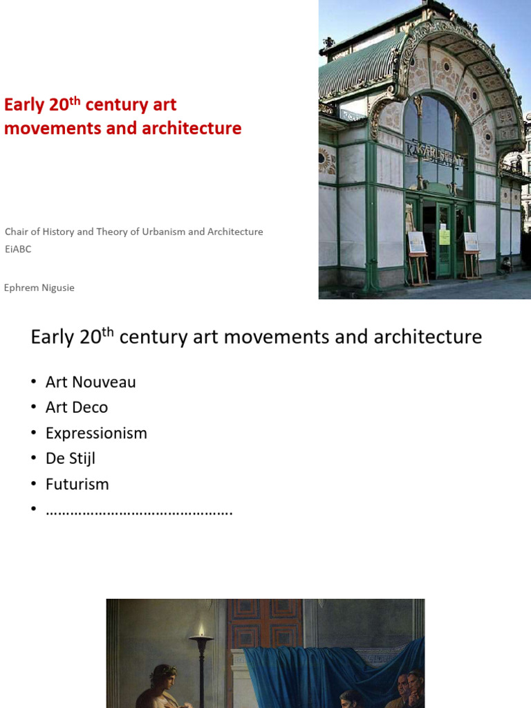 03 Early 20th Century Art and Architecture | PDF | Art Deco | Art Nouveau