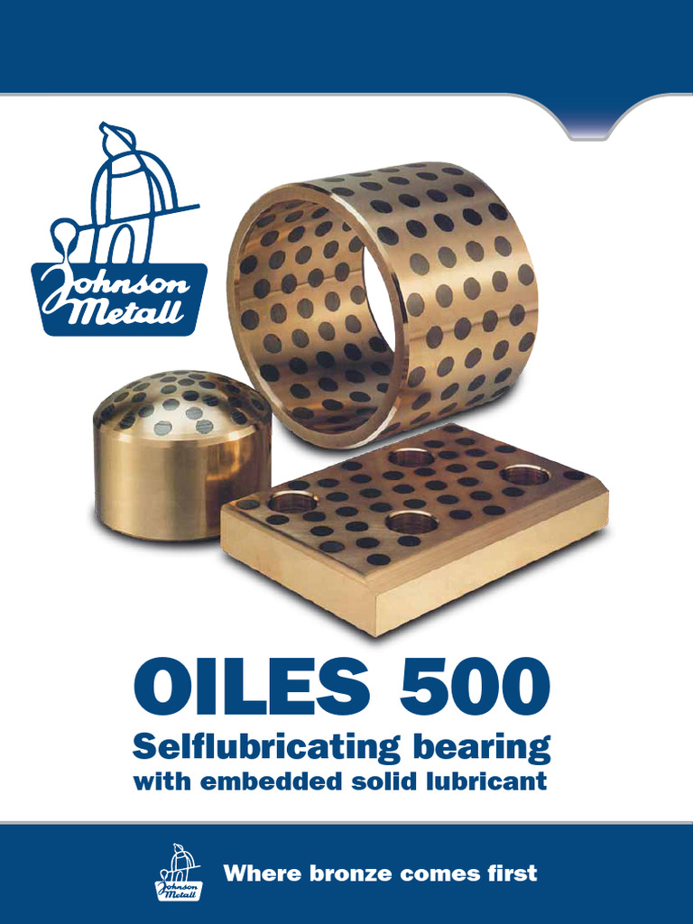 OILES 500 Self-Lubricating Bearings | PDF | Bearing (Mechanical ...