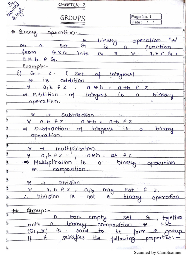 Imp Group Theory | PDF