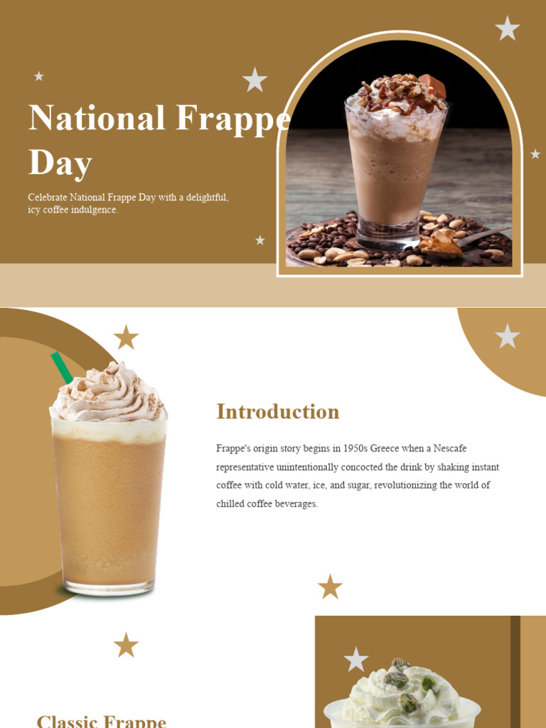 SlideEgg - 300517-National Frappe Day | PDF