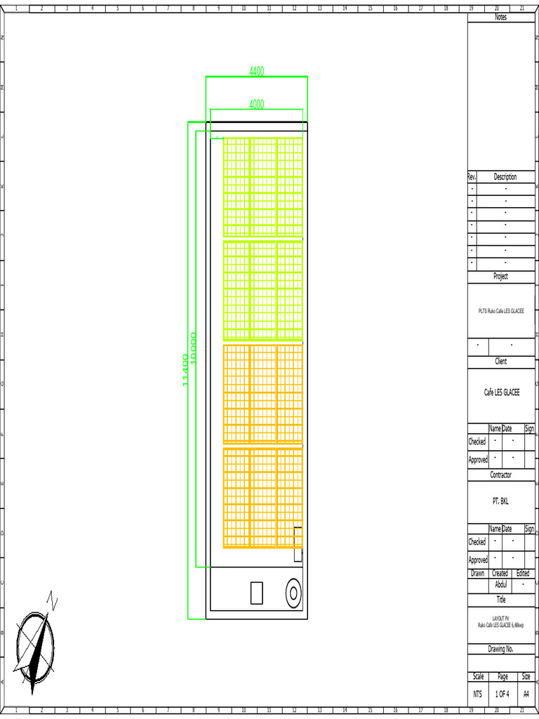 Layout PLTS Cafe 6kwp Rev2 ALL | PDF | Solar Power | Climate Change ...