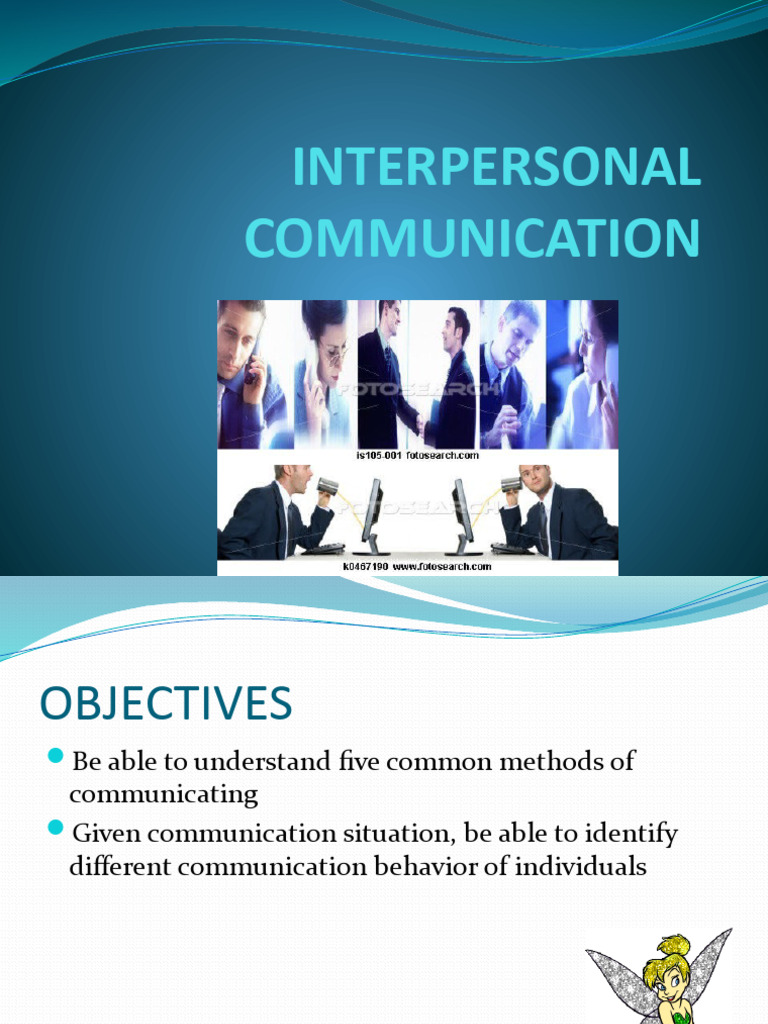 2.1 Interpesonal communication.ppt | PDF | Communication | Interpersonal Communication