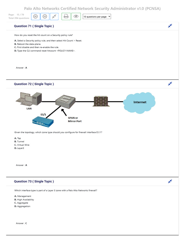 PCNSA Exam - Free Questions and Answers - ITExams - Com-14 | PDF