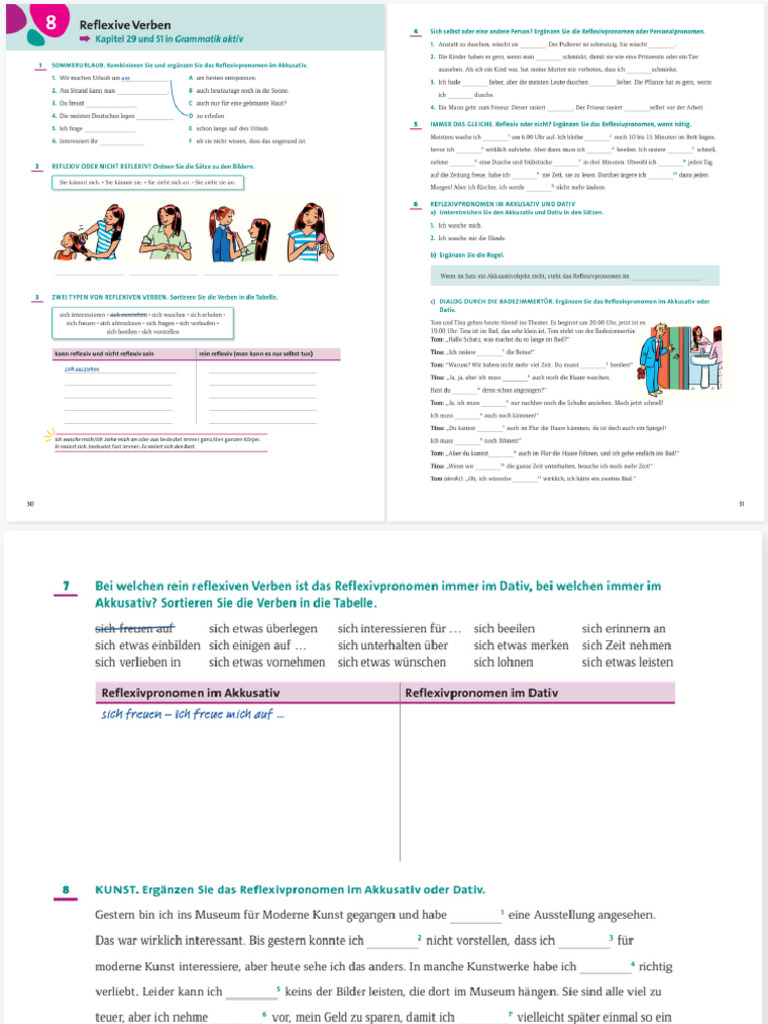 Reflexive Verben B1 1 Pdf