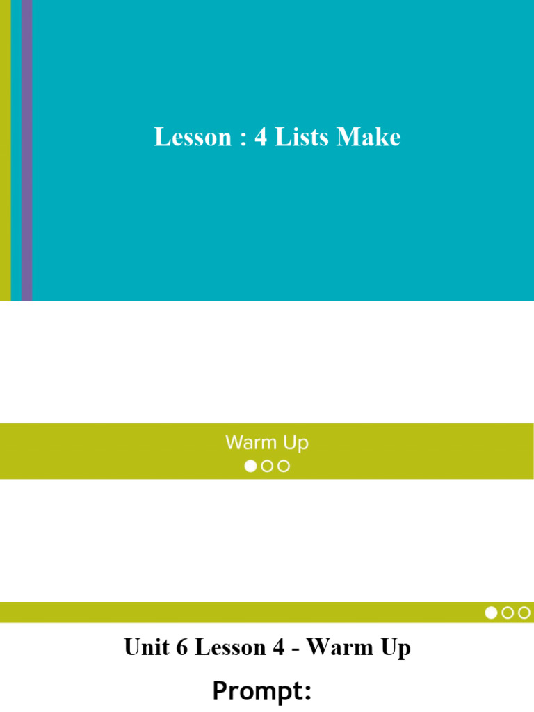 Reminder App List Building Guide | PDF