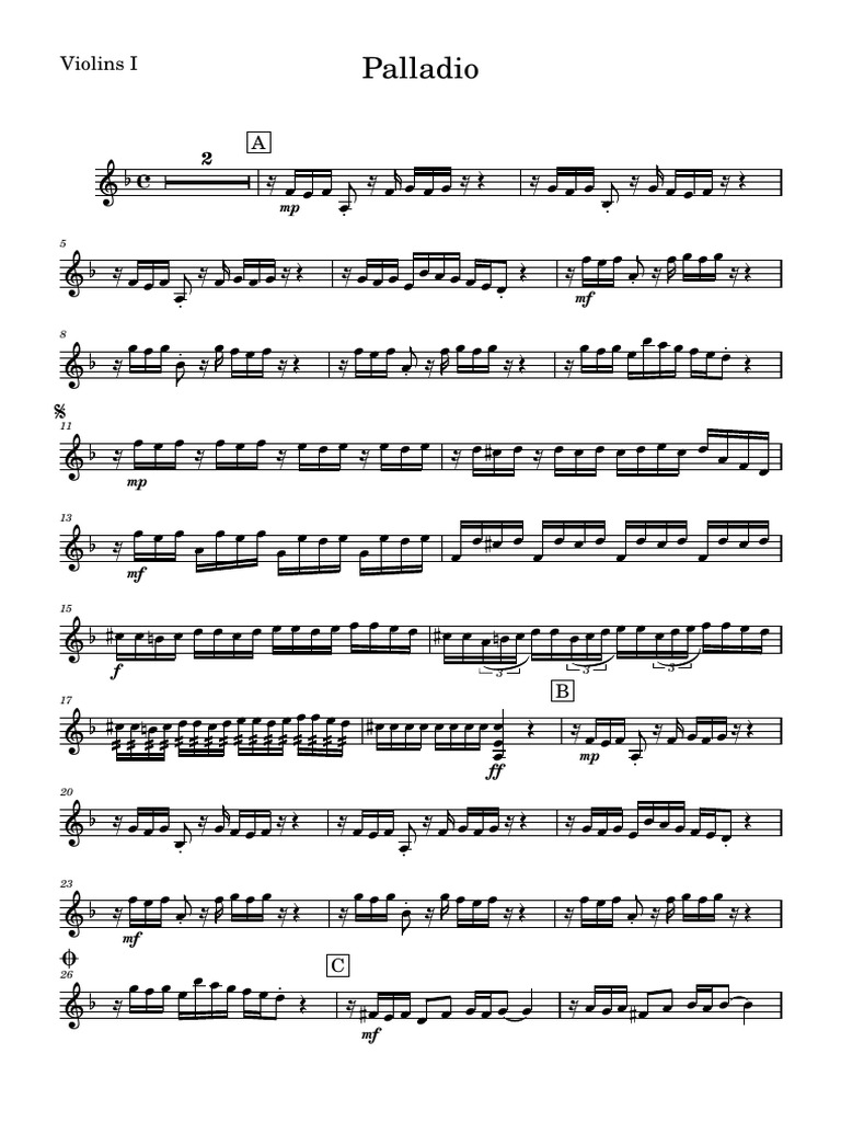 Palladio-Violins I | PDF