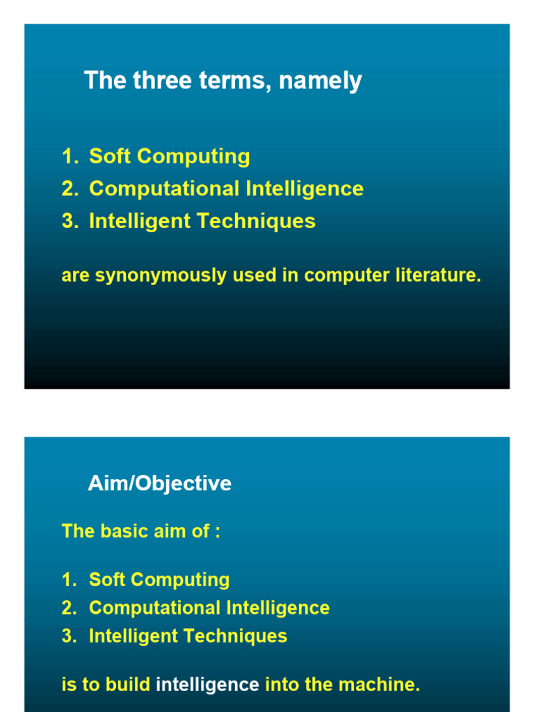 Soft Computing 2023 | PDF | Fuzzy Logic | Artificial Intelligence