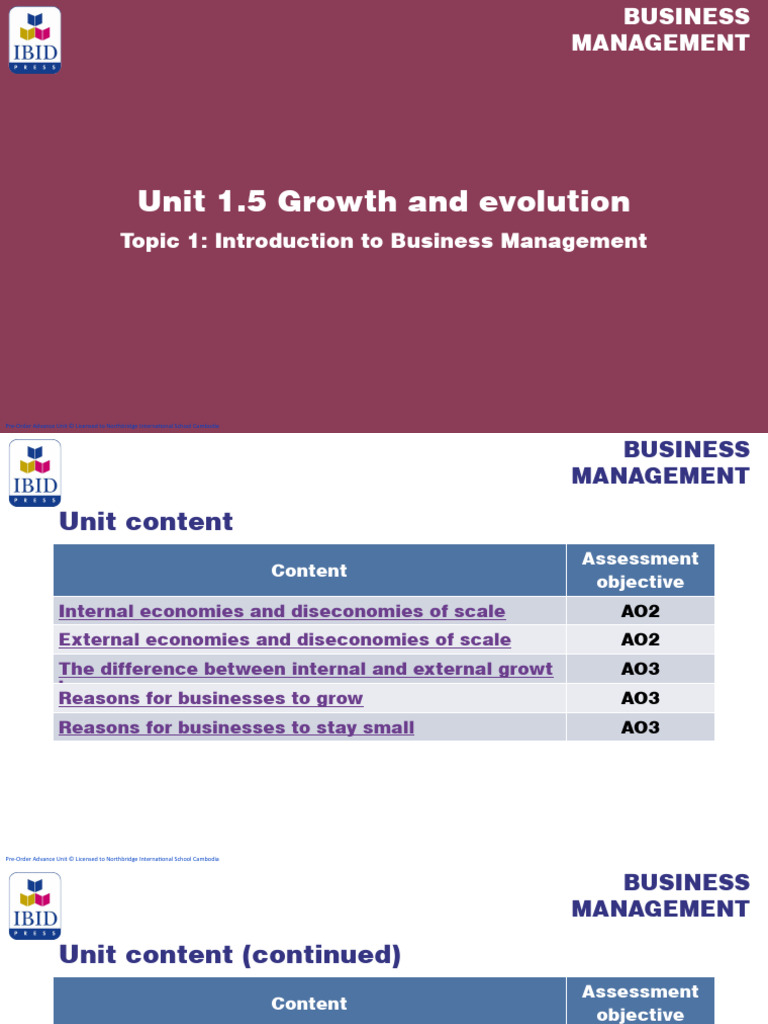 Unit 1.5 Growth and Evolution | PDF