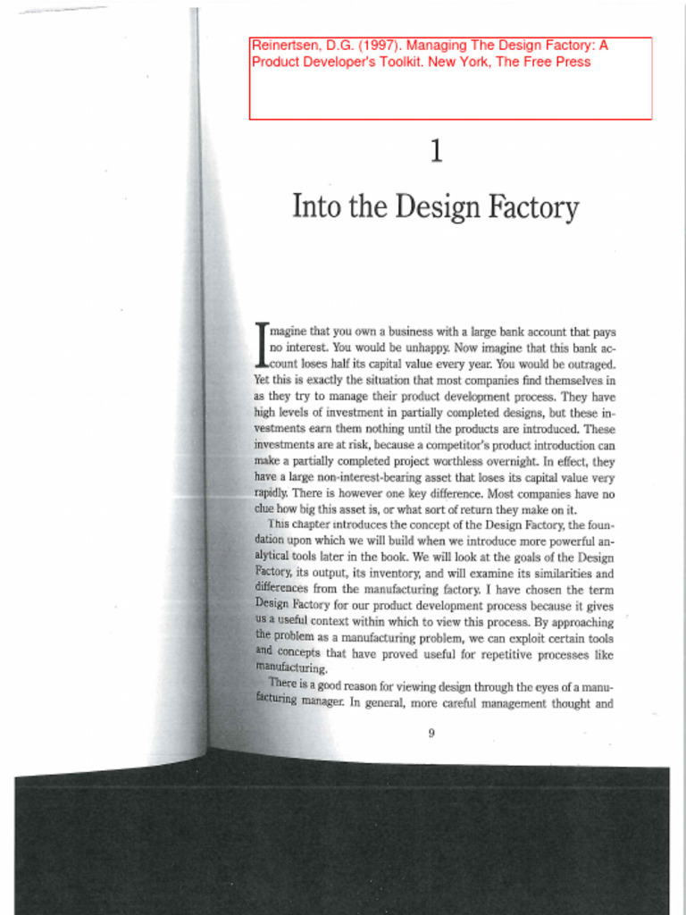 Managing the Design Factory Guide | PDF