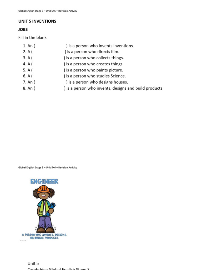 Unit 5 Inventions | PDF | Invention