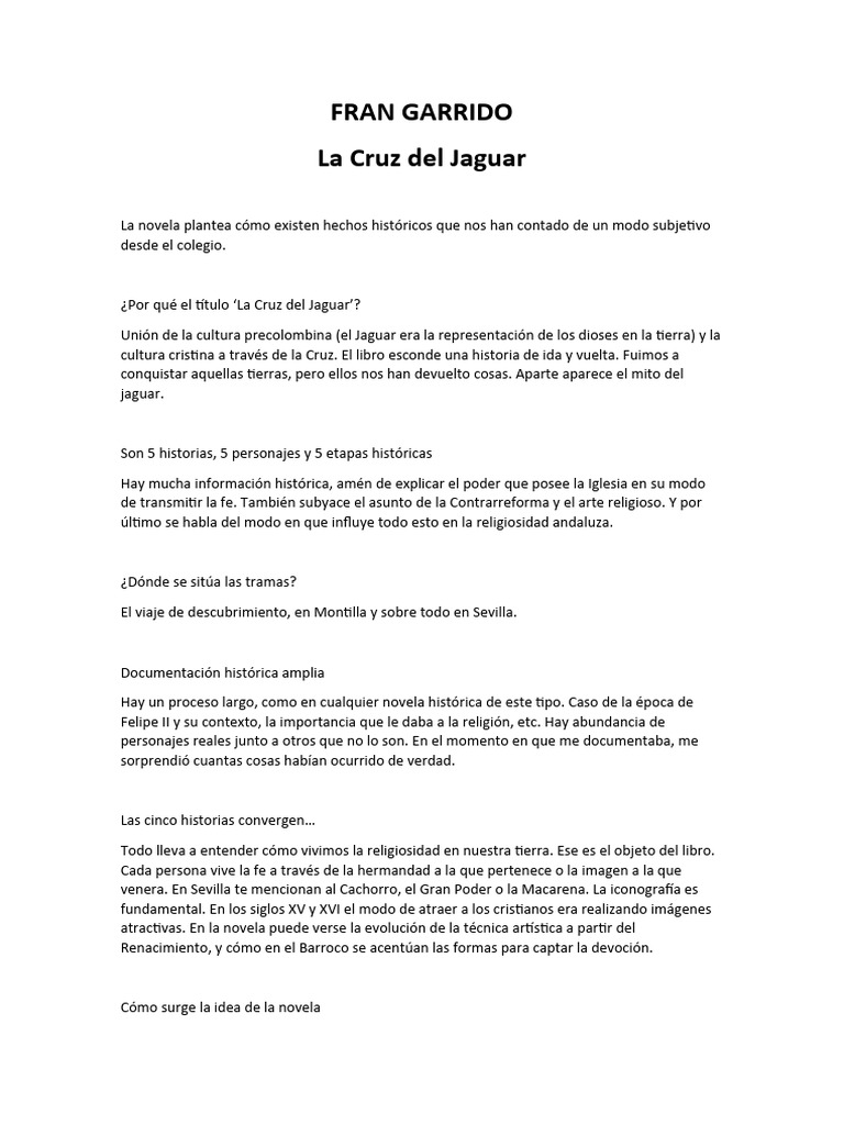 Entrevista Fran Garrido - Onda Castilblanco | PDF