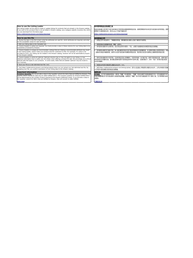 Flat File Listingloader Us Pdf 