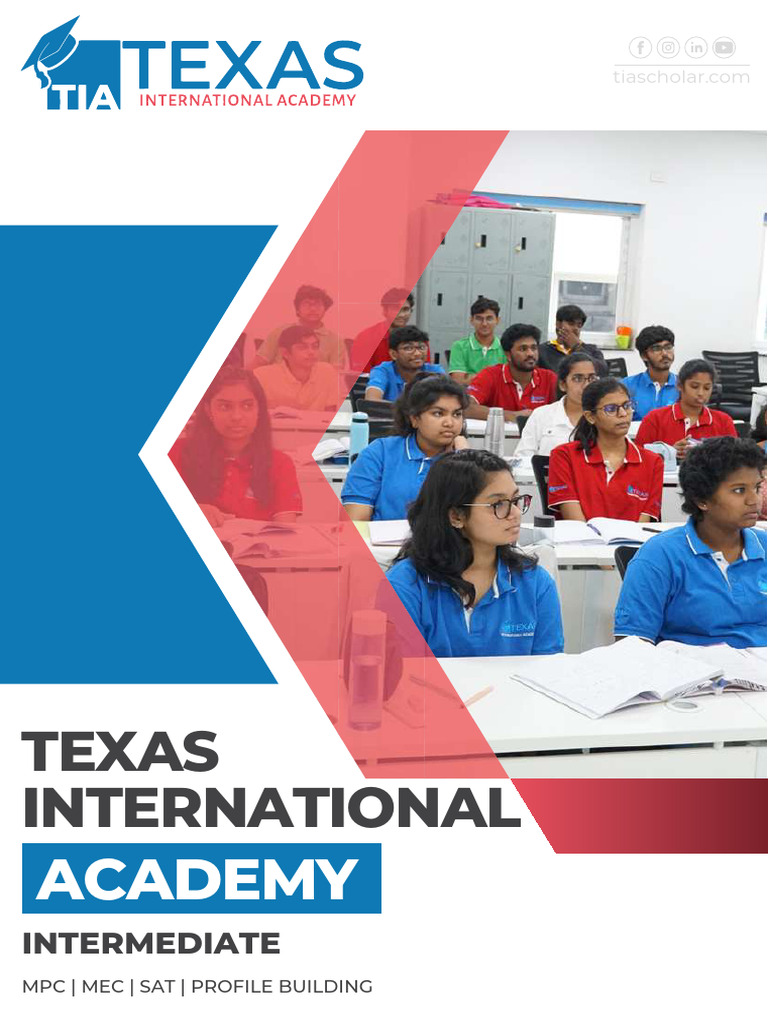 TIA Brochure 24-25 | PDF | University And College Admission | Student ...