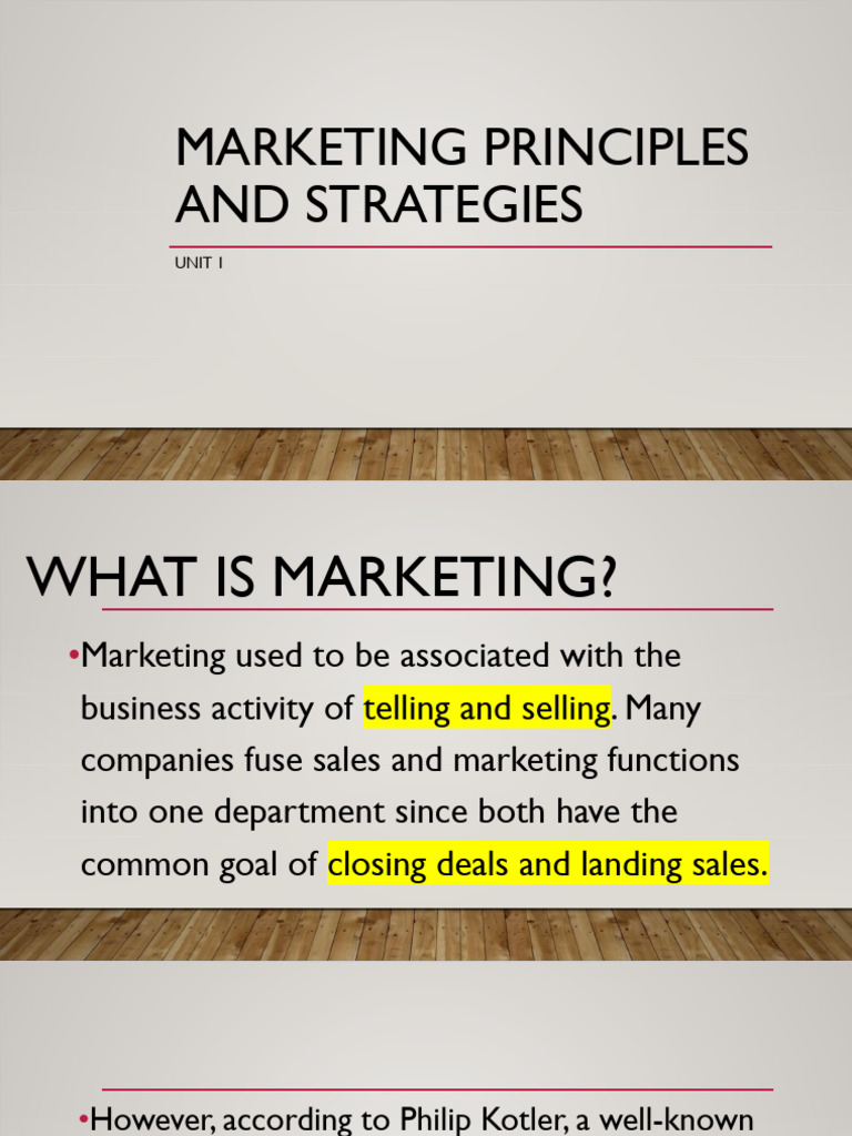 Marketing Fundamentals Explained | PDF | Marketing | Sales
