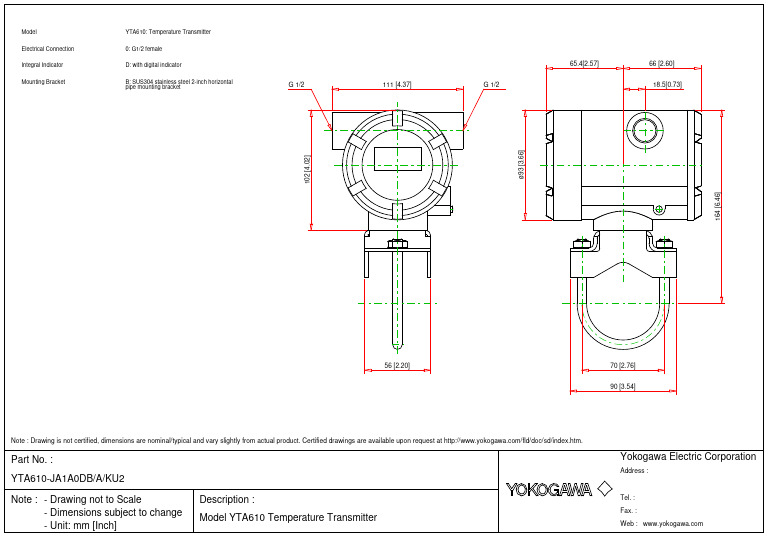 YTA610 Temperature Transmitter Manual | PDF | Equipment | Manufactured ...