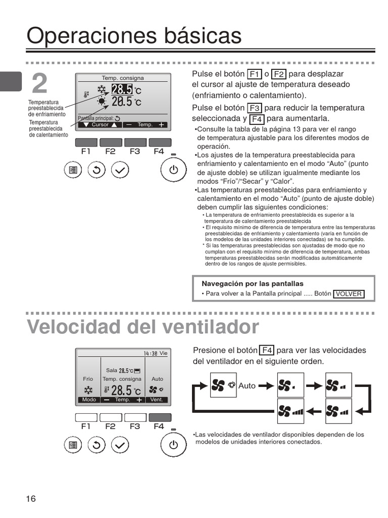 Manual - Mando - Mitsubishi - PAR-33MAA 16 | Descargar gratis PDF ...