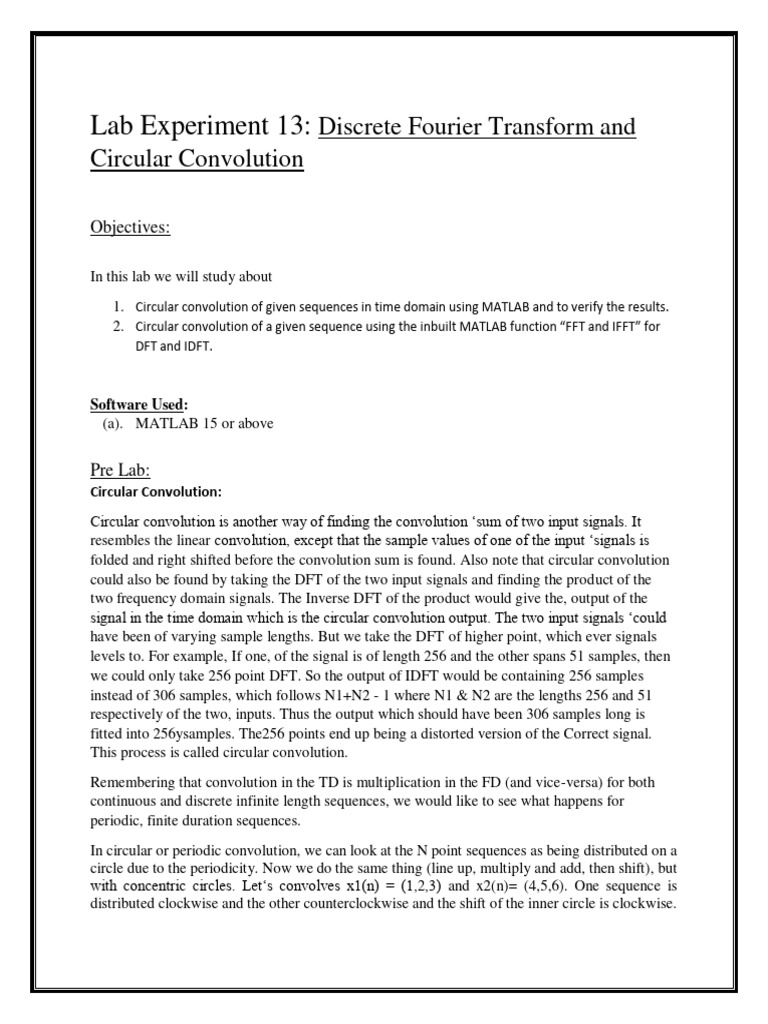 Lab Experiment 13 DSP | PDF