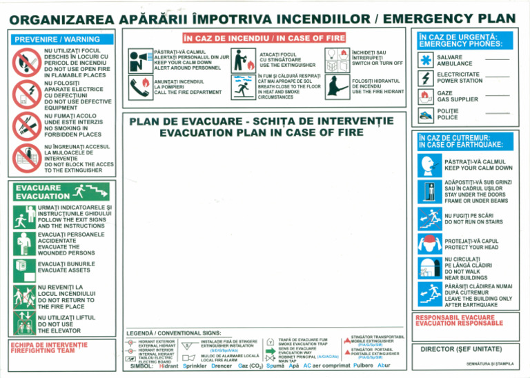 Plan Evacuare 2 | PDF
