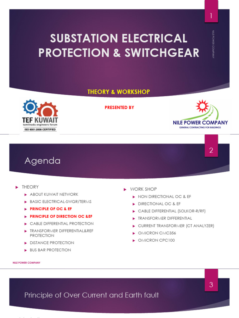 Over Current and Earth Fault Protection | PDF | Electronics | Electric ...