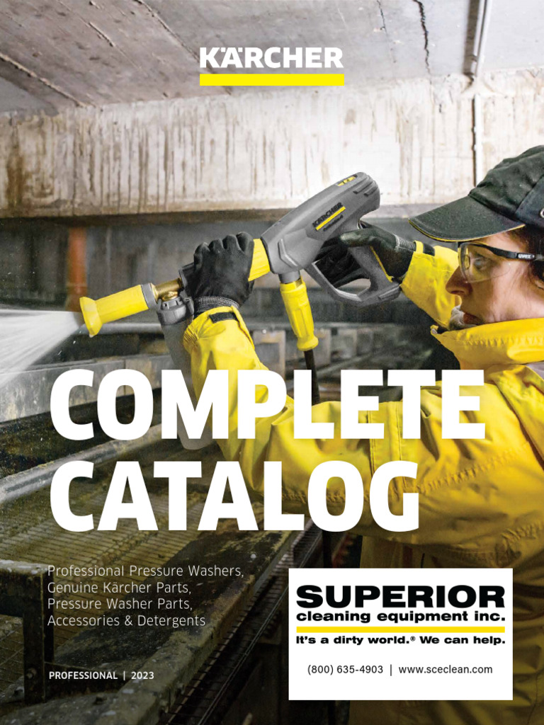 Karcher Complete 2023 Sce | PDF | Washing Machine | Water Heating