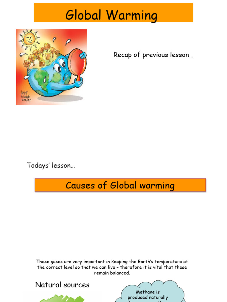 Causes of Global Warming | PDF | Climate Change | Greenhouse Effect